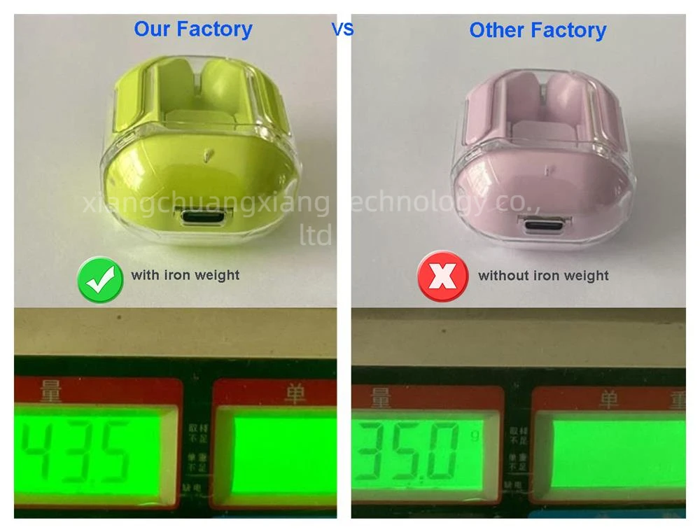 Yx06 Auriculares Inalambricos Crystal Tws Enc Audifonos Wireless ...