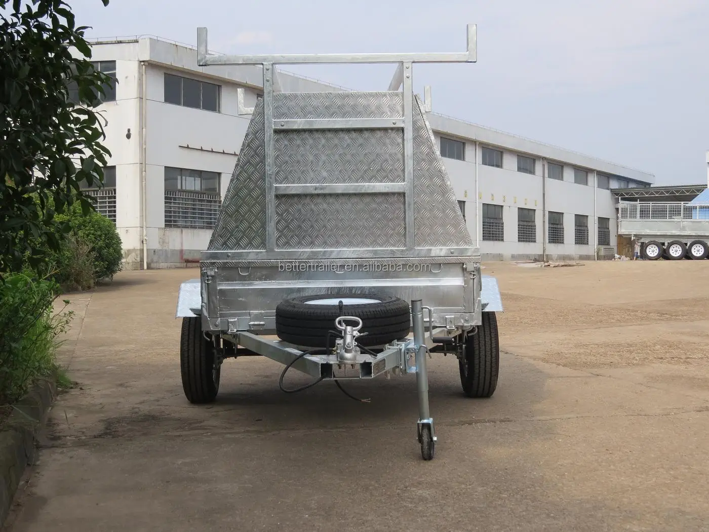 Braked Aluminum Toolbox Ladder Rack Tradesman Trailer| Alibaba.com
