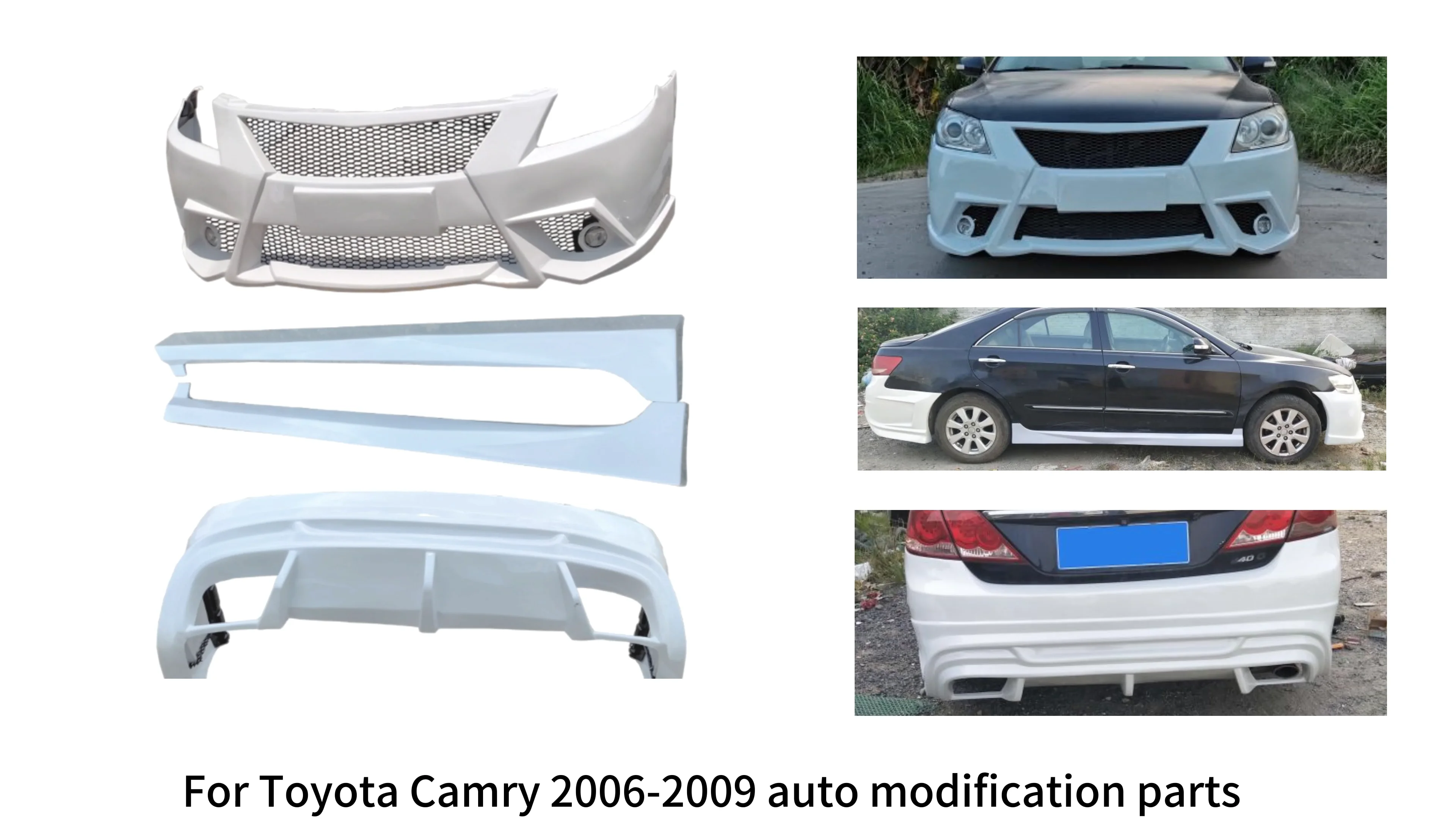 Aftermarket Parts Body Kit Pp Car Front Bumper For Toyota Camry 2006 ...