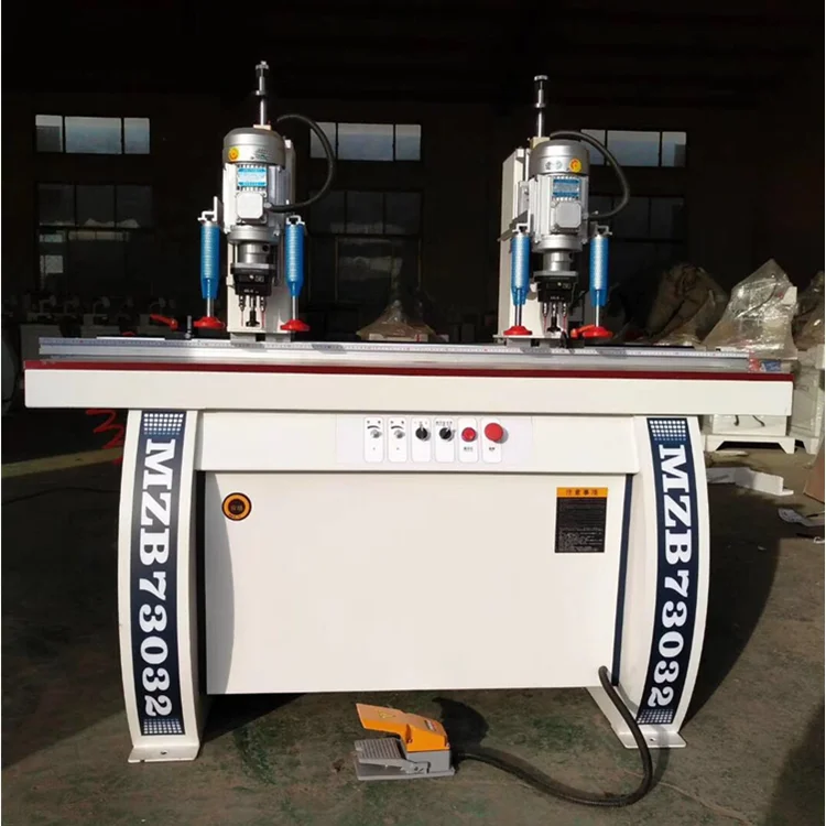 Hysen Woodworking Two Heads Automatic Drilling Hinge Boring Machine ...