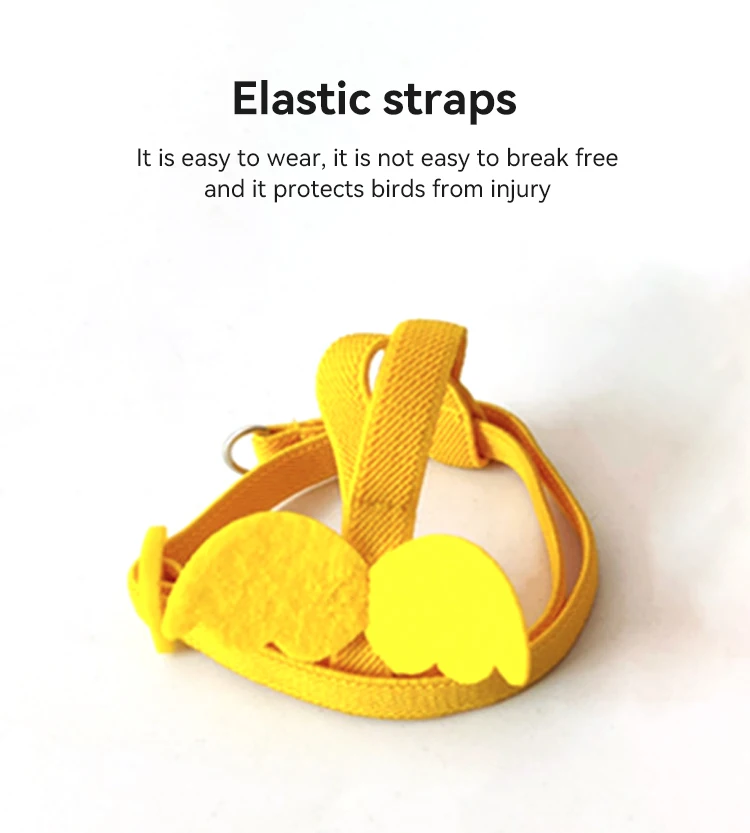 Adjustable Bird Flying Harness Rope With Wing For Parrots Flying Bird ...