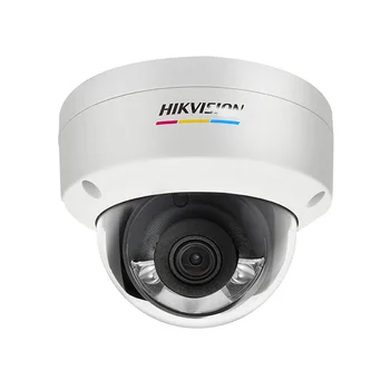 Hikv Vision 4mp Colorvu Fixed Motion Detection Outdoor Poe Dome Network ...