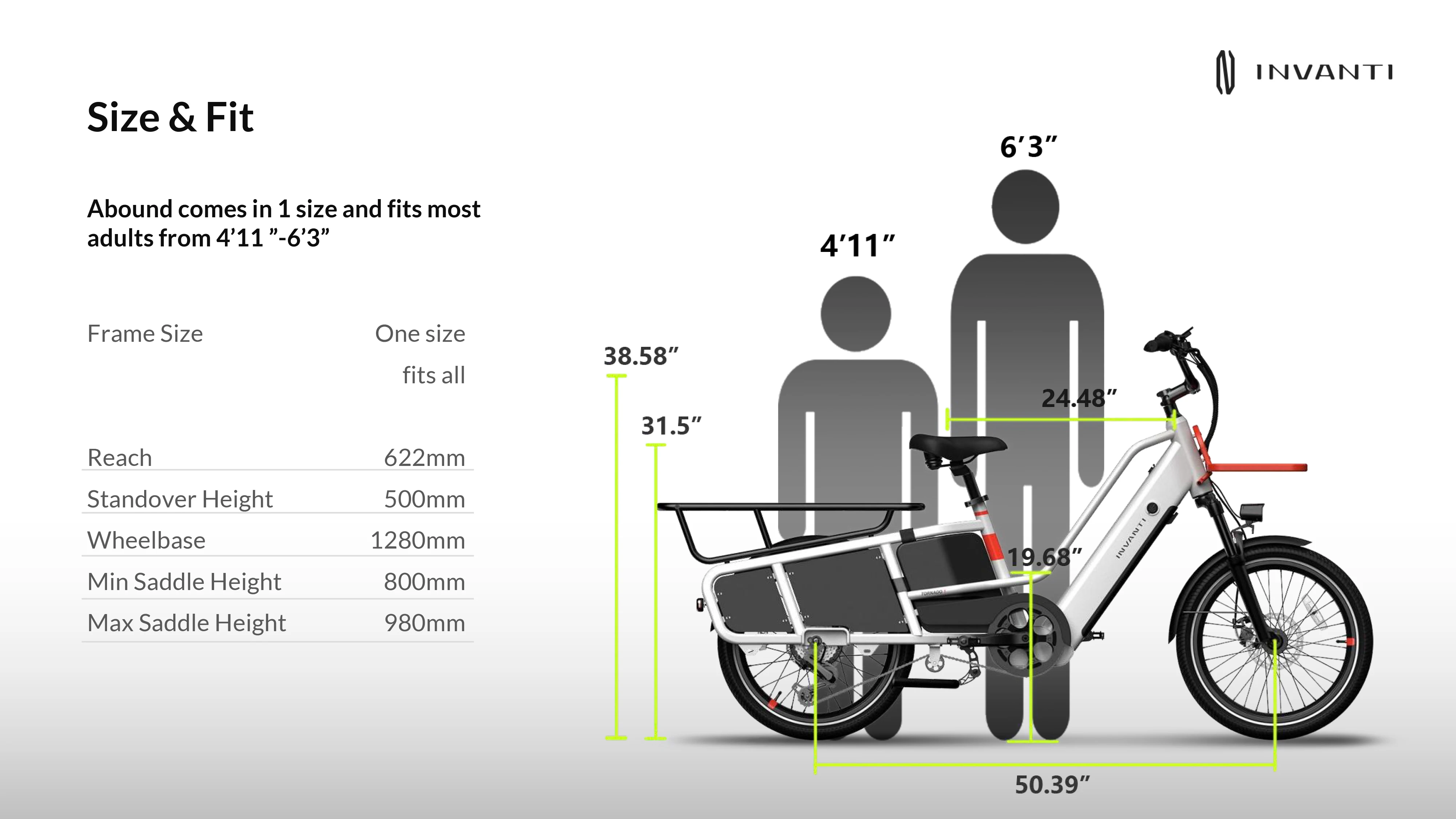 High End Electric Cargo Bike - 2 Wheel Long Tail Design