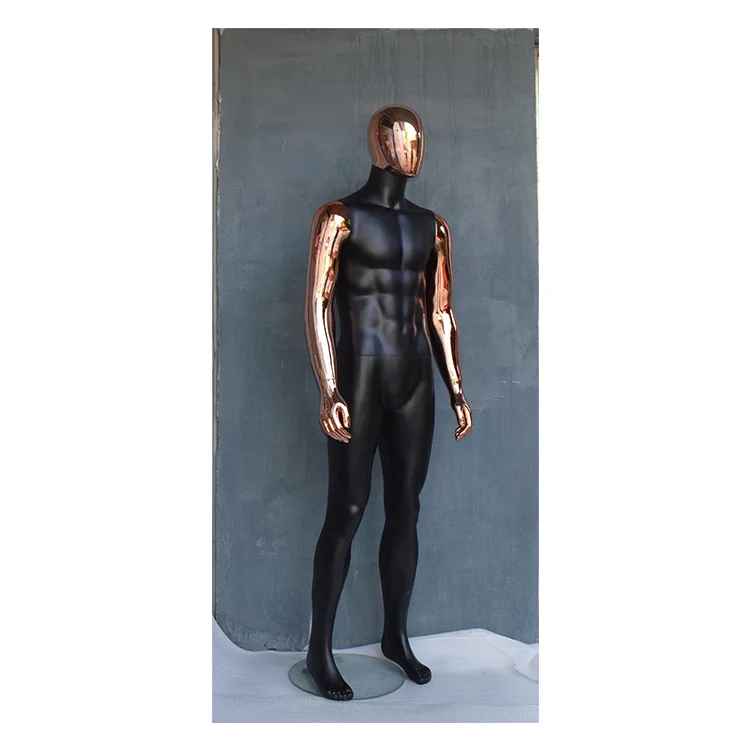 High Quality Whole Body Matte Black Full Body Bodybuilder Gold Male ...