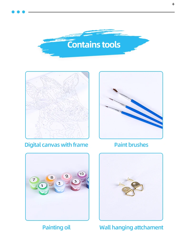 Paint By Number Halloween Diy Acrylic Paint By Number Kits For Adults Kids Diy Canvas Craft ...