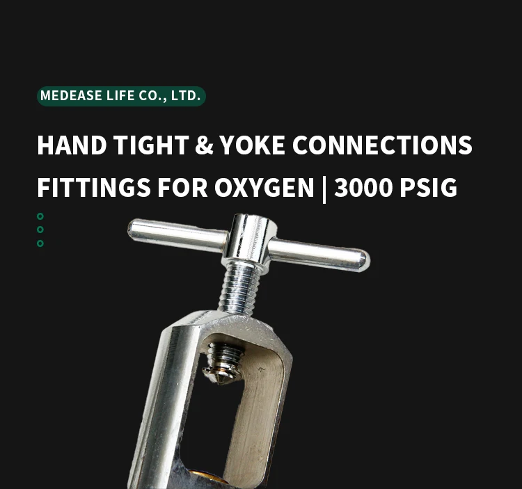 Cga-870 Yoke T Bar Pin Index Oxygen Valve Yokes from MEDEASE