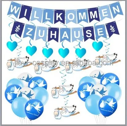 Big Welcome Home Balloons House Shaped Balloon Welcome Home Banner Its ...