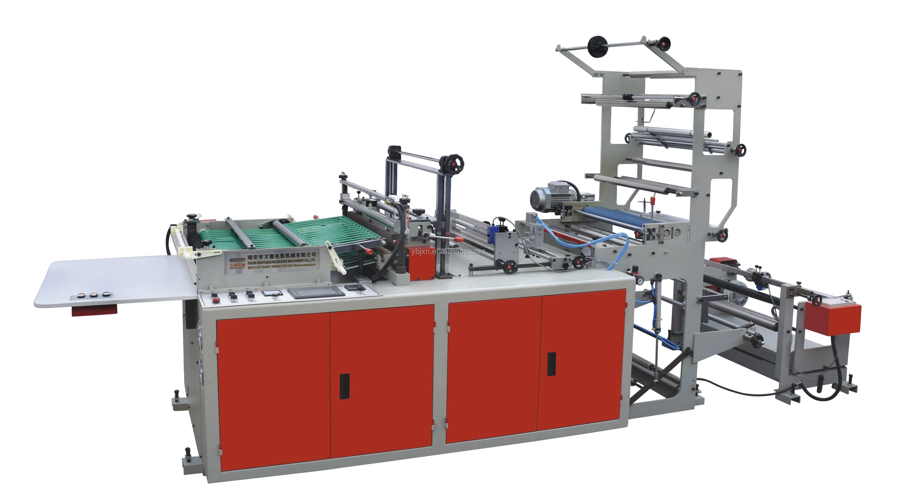 Hot Sealing Cold Cutting Plastic Bag Making Machine Flat Bag Making ...