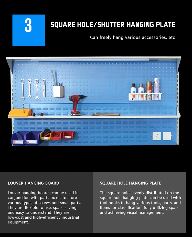 Garage Storage Cabinet Table Wall Mounted Metal Work Bench Garage ...