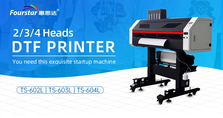 Dtf Printing Machine Large Format Dtf 60cm Printer With 2 Head Dtf Printer With I3200 Xp600 ...