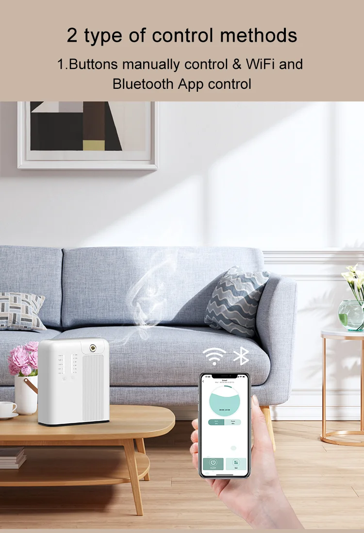 CREAROMA OV-3 Portable Water Free Air Fragrance Oil Diffuser Machine ...