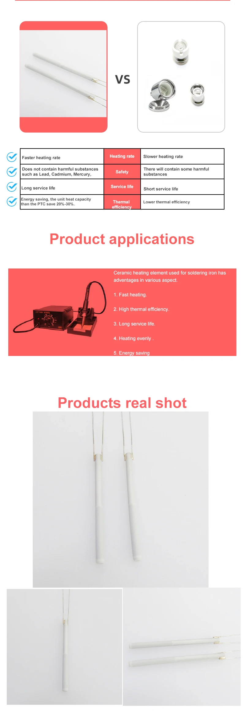 High Temperature Mch Electrical Alumina Ceramic Heaters 110v/220v Rod ...