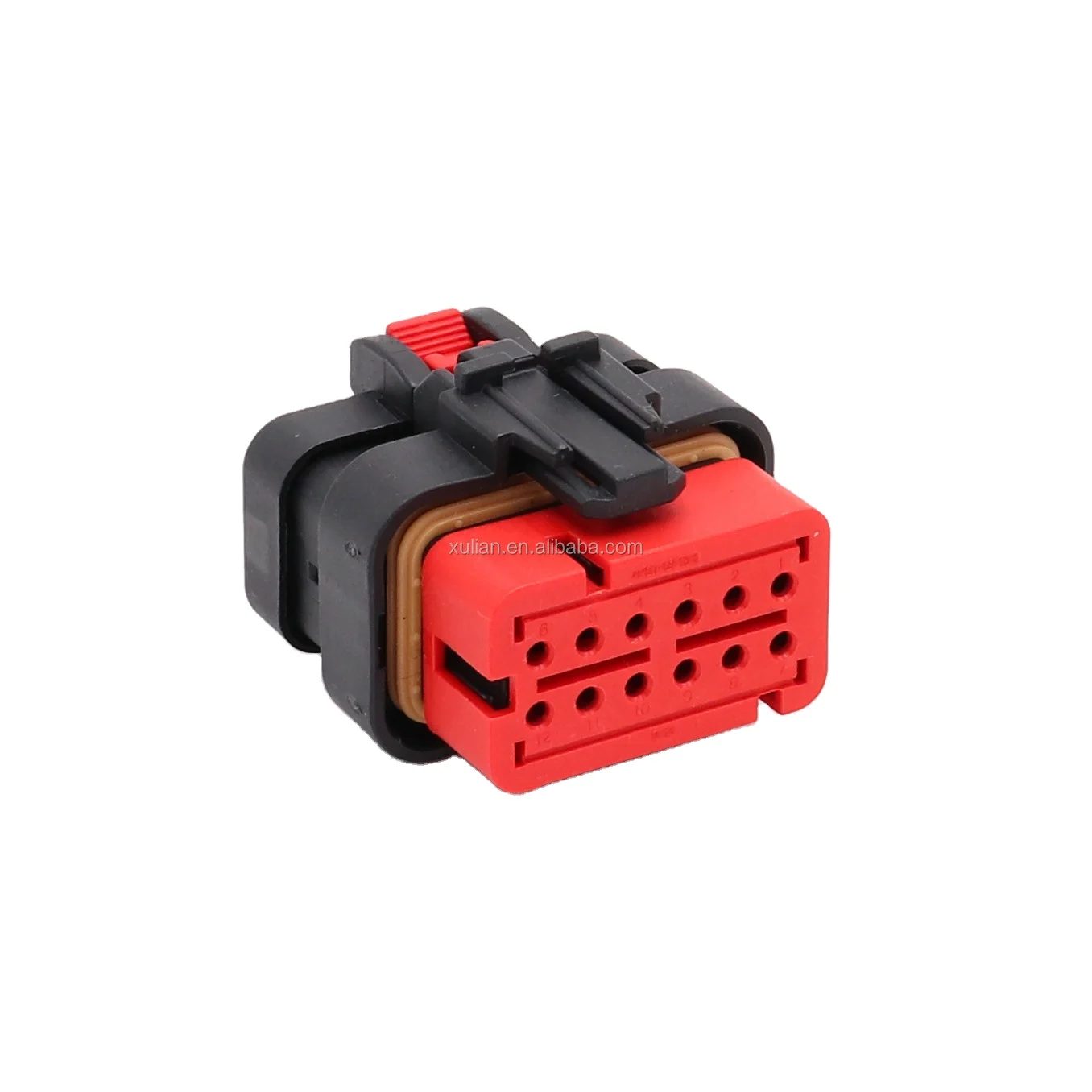 12 Pin Male And Female Black Waterproof Automotive Electrical 776437-1 ...