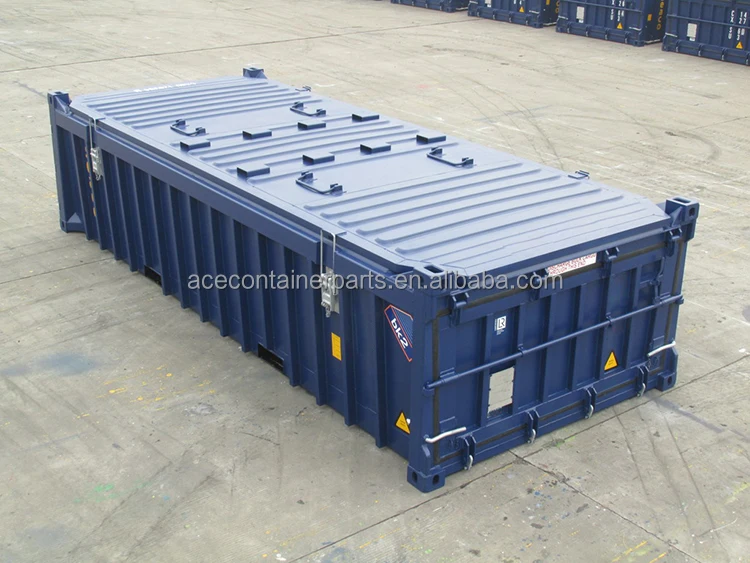 CSC Certified 20ft 20 Open Top Hard Half Height Opening Shipping ...