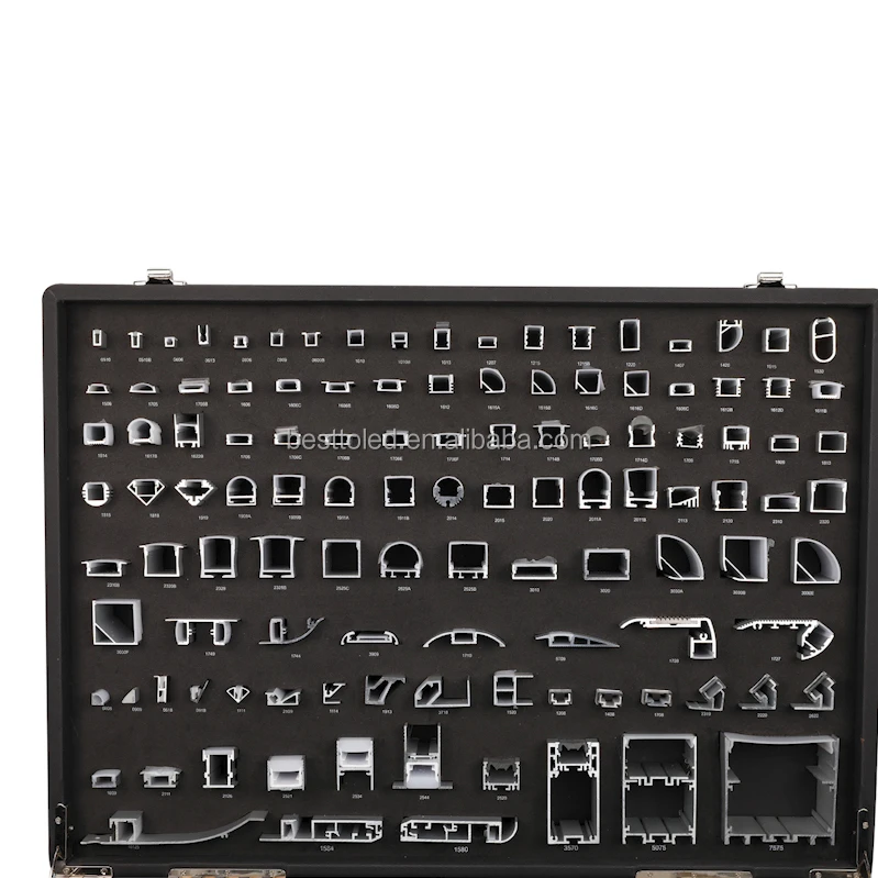 Custom Aluminum Alloy Extrusion Case for LED Strip & Channel - Anodized ...