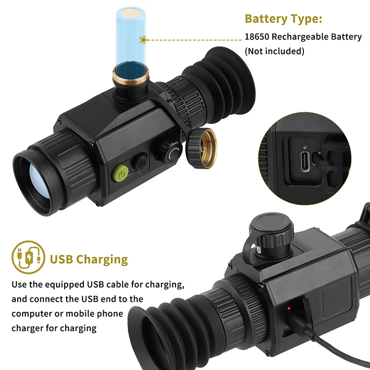 Hunting Thermal Imaging Scope - 384x288 Resolution