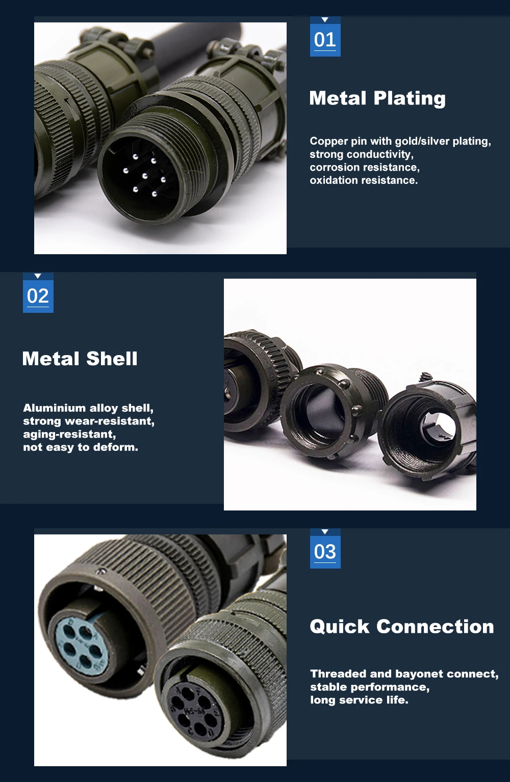 6 Pin MIL Radio Connectors - Reliable and Durable Solutions