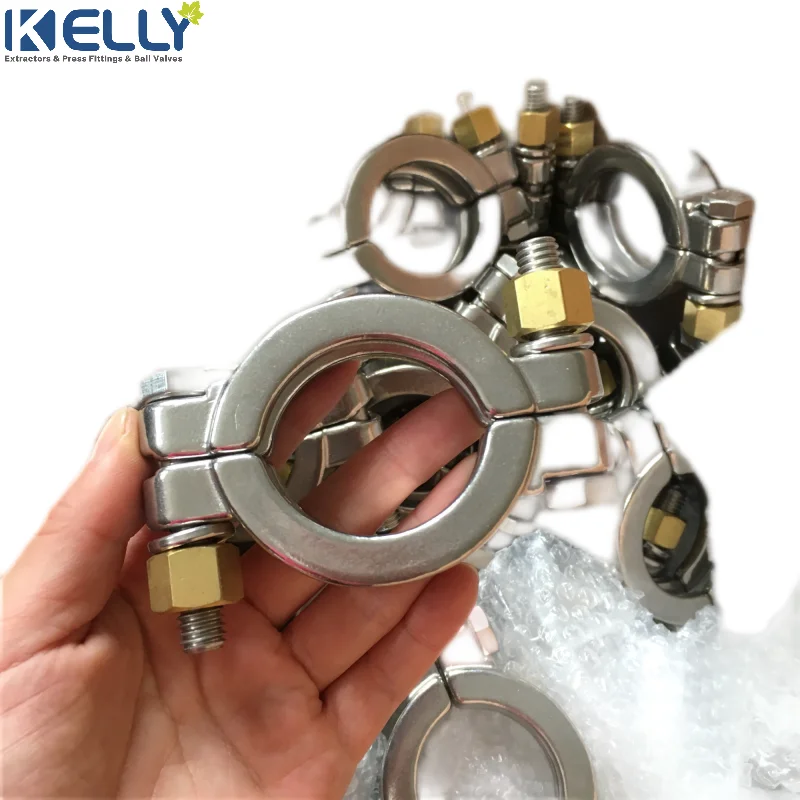 Stainless Steel High Pressure Clamps - 1/2 to 12inch