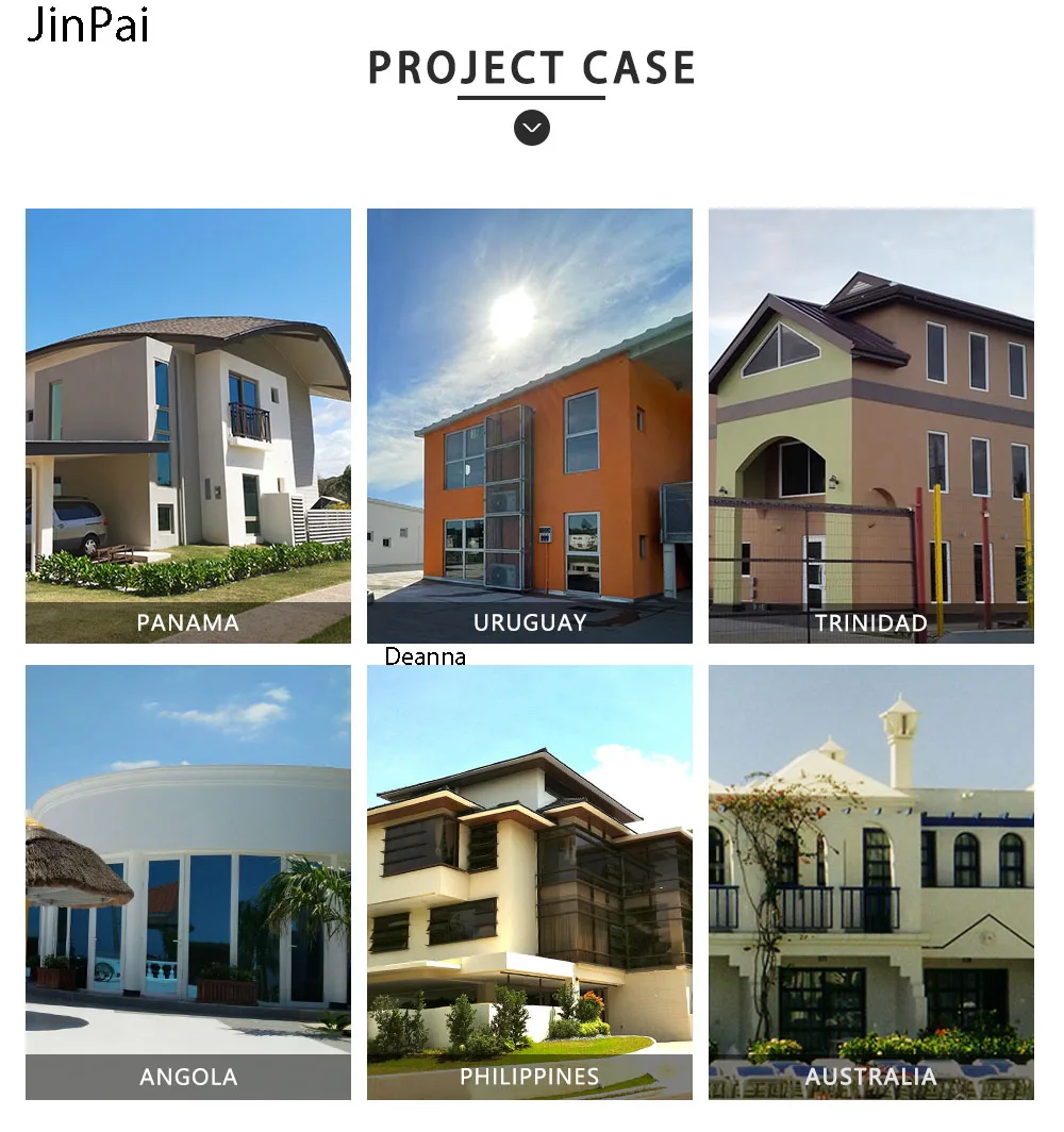 Jinpai Garden Veranda Villa Living Portable Aluminum Glass Sunroom