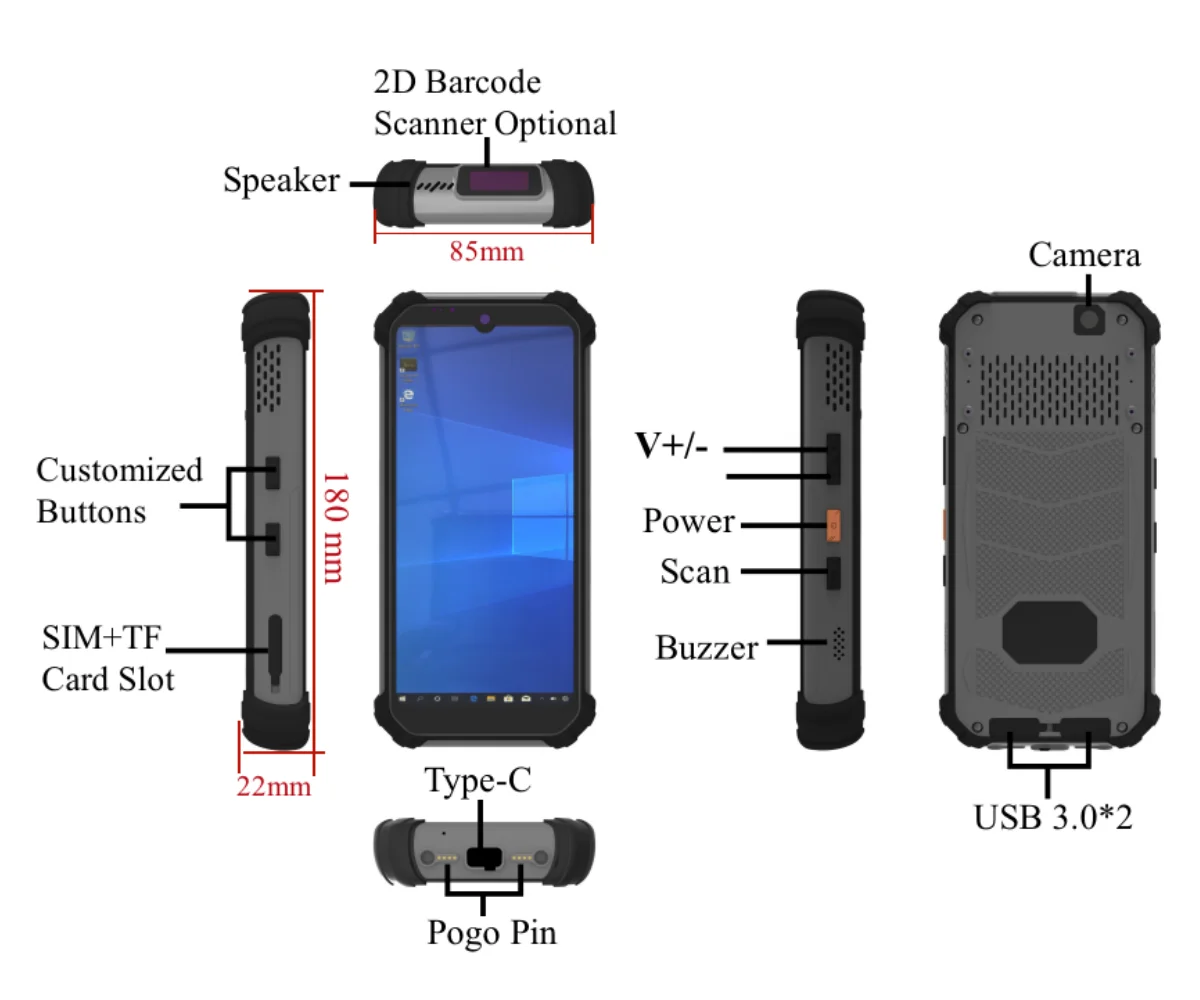 Win11 Rugged Tablet Windows 11 For Intel Industrial Tablet 16gb 1tb ...
