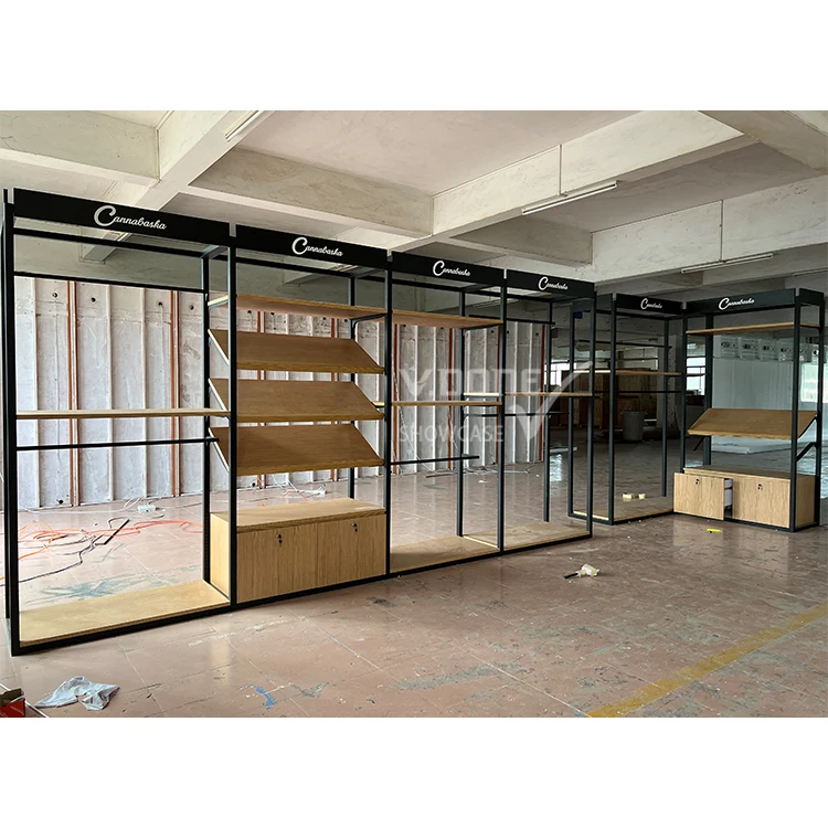 High-end Gold Boutique Metal Stainless Steel Clothing Shop Display Rack ...