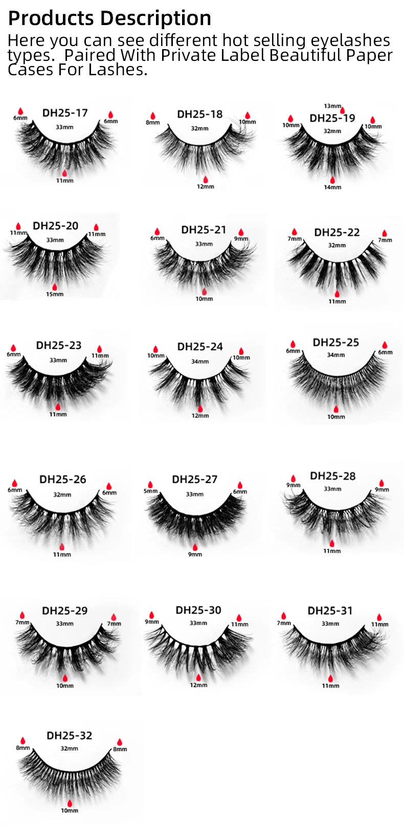 Wholesale Faux Mink Eyelashes - Natural & Dramatic