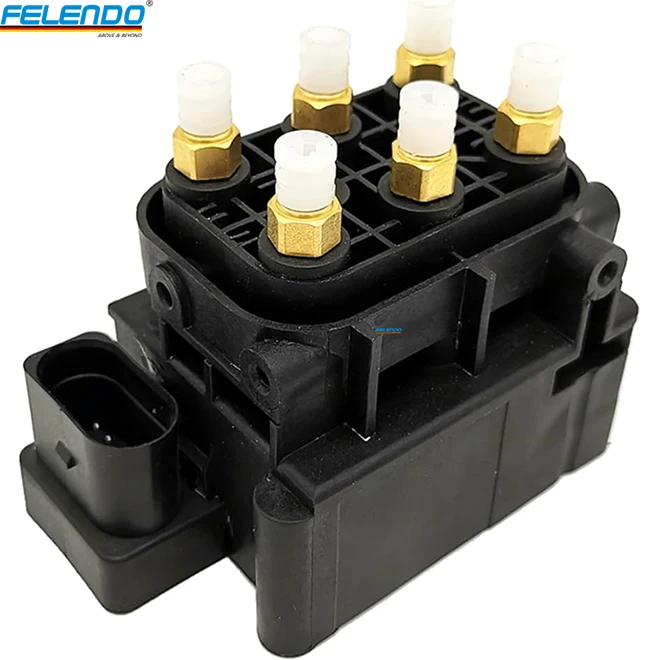 Air Suspension Solenoid Valve Block 4f0616013 For Audi A8 Quattro D3/4e ...