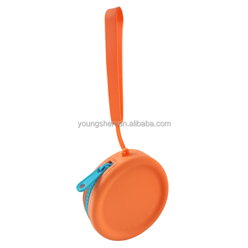 Custom Silicone Bag - Unisex Coin Purse with Zipper