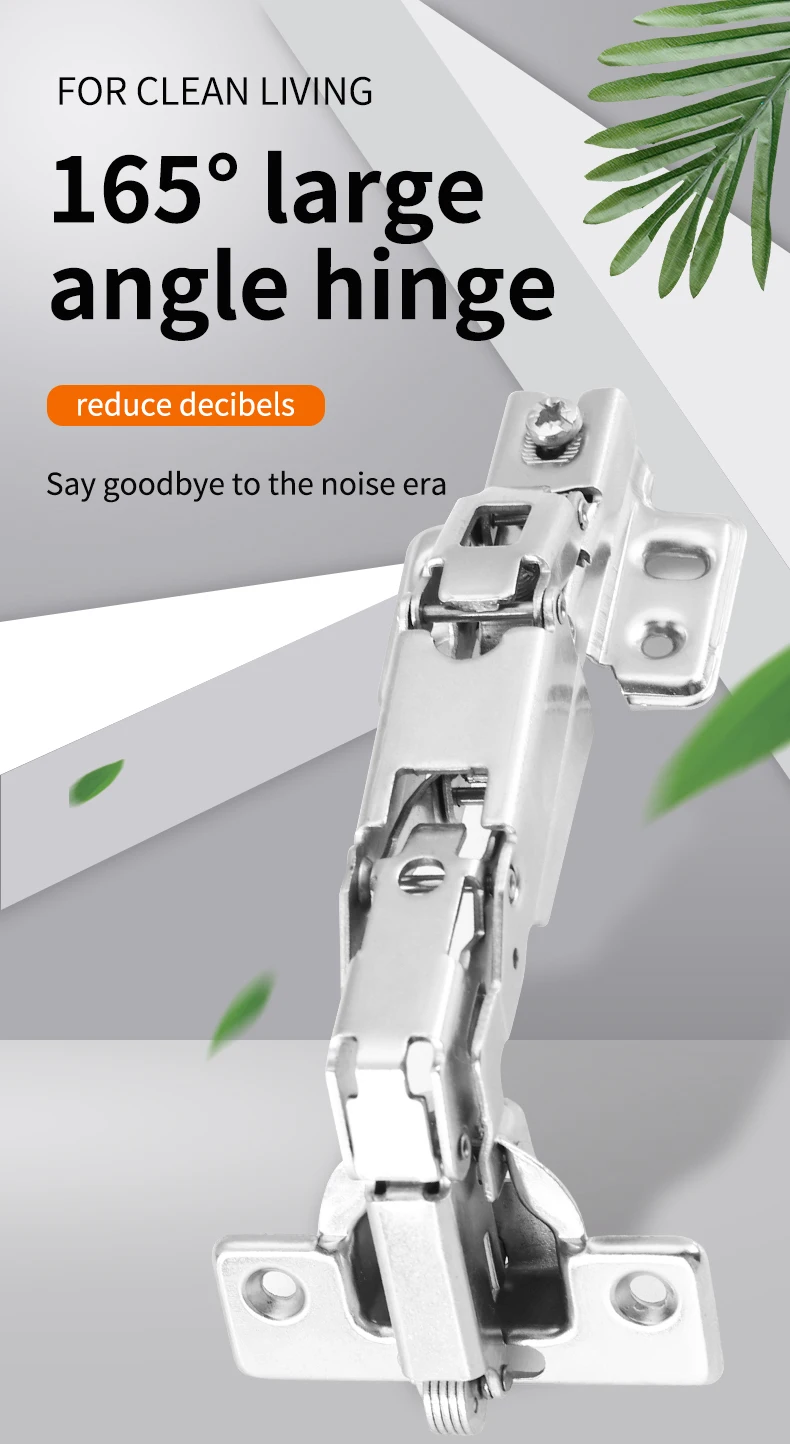 Iron 165 Degree Cabinet Hinge - Durable & Versatile
