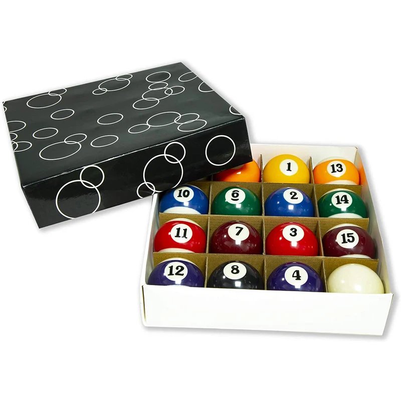 Regular Size Snooker Balls Billiard Pool Ball Set Complete 16 Balls ...
