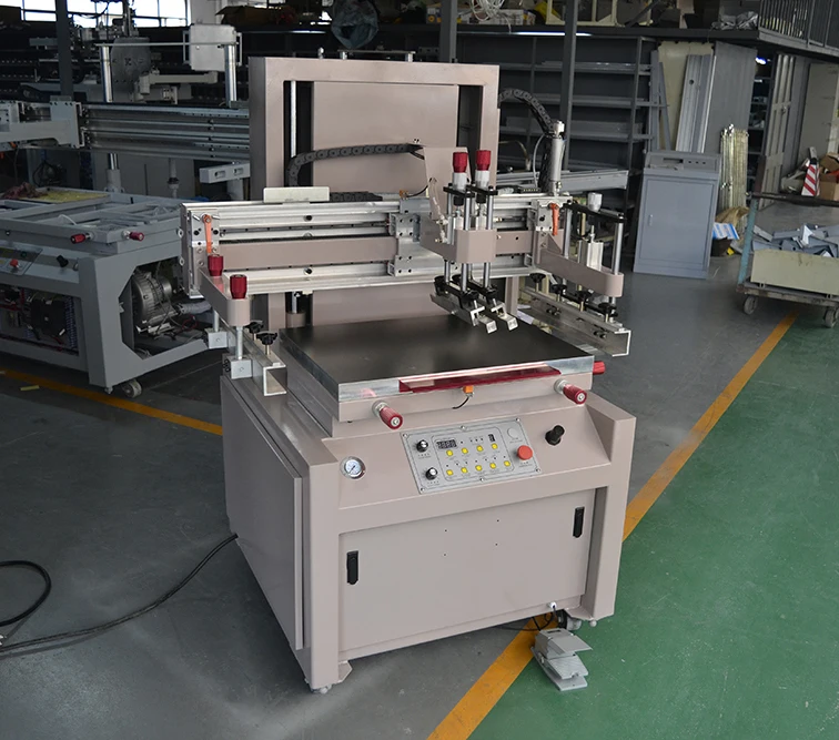 Plane Electric Screen Printing Machine A Flat Screen Printing Machine ...