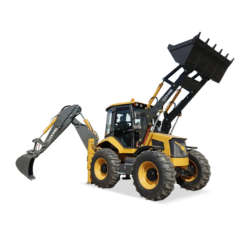 4WD retroexcavadora backhoe excavator 3cx 4cx 2.5ton backhoe loader ...