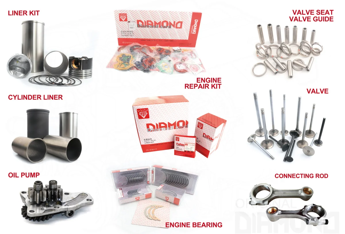 High Quality 6ct 6d114 Diesel Engine Direct Injection Piston Kit ...