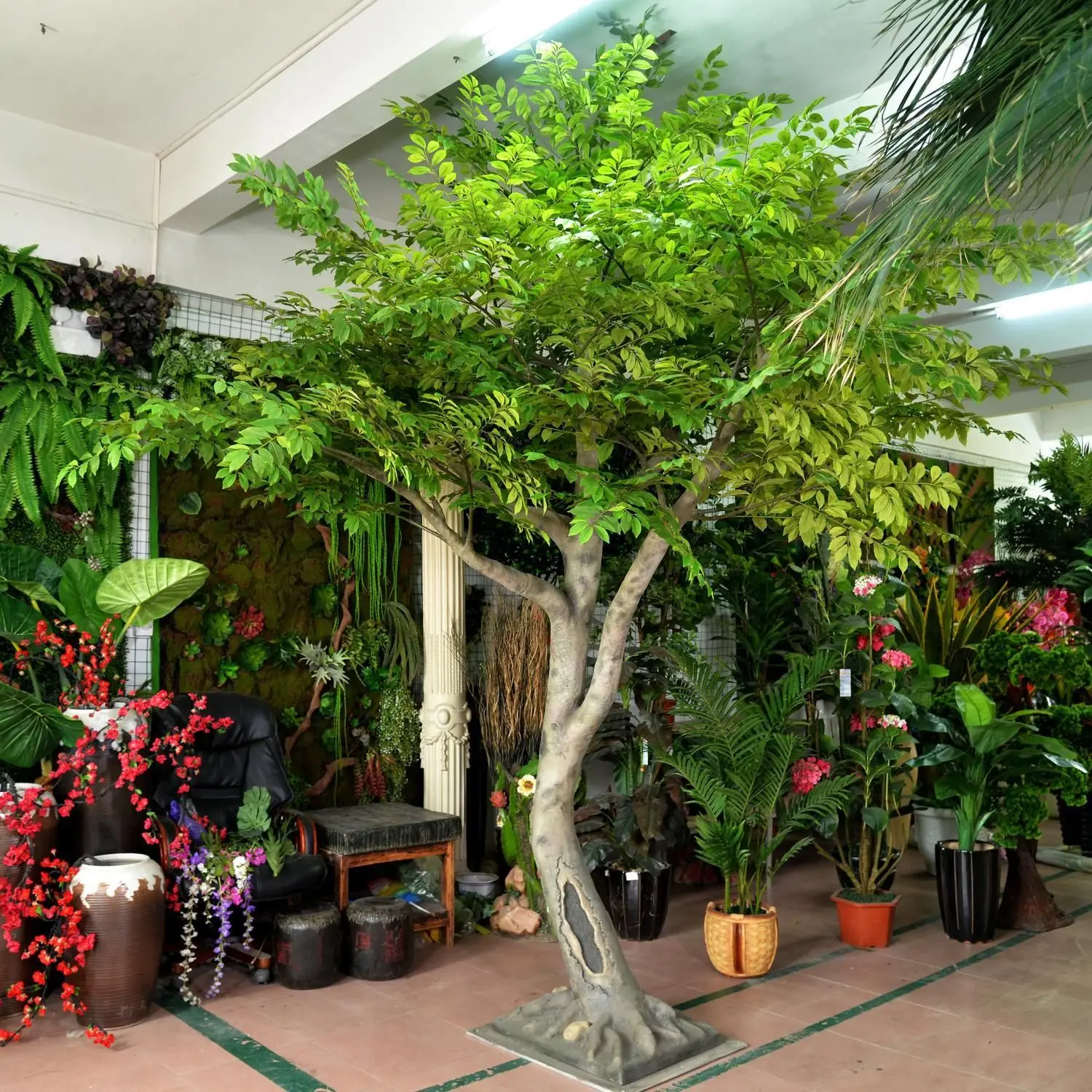 Customized Size Fiberglass Artificial Olive Trees for All Occasions