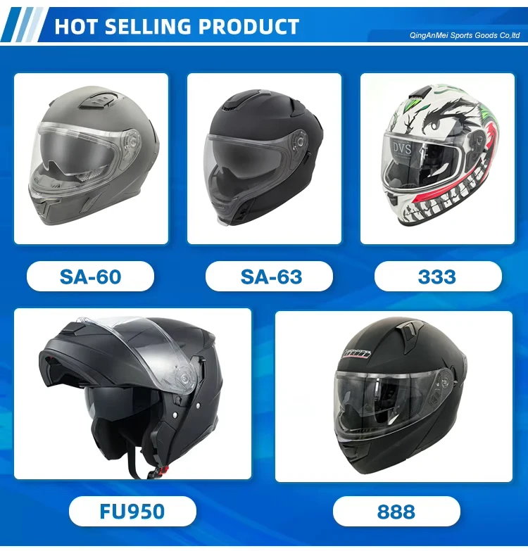Customization High End Dot Motor Cycle Helmet - Full Face