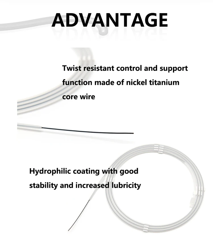 Surgical Stainless Steel 150 Cm Angiography Nitinol Straight Guide Wire ...