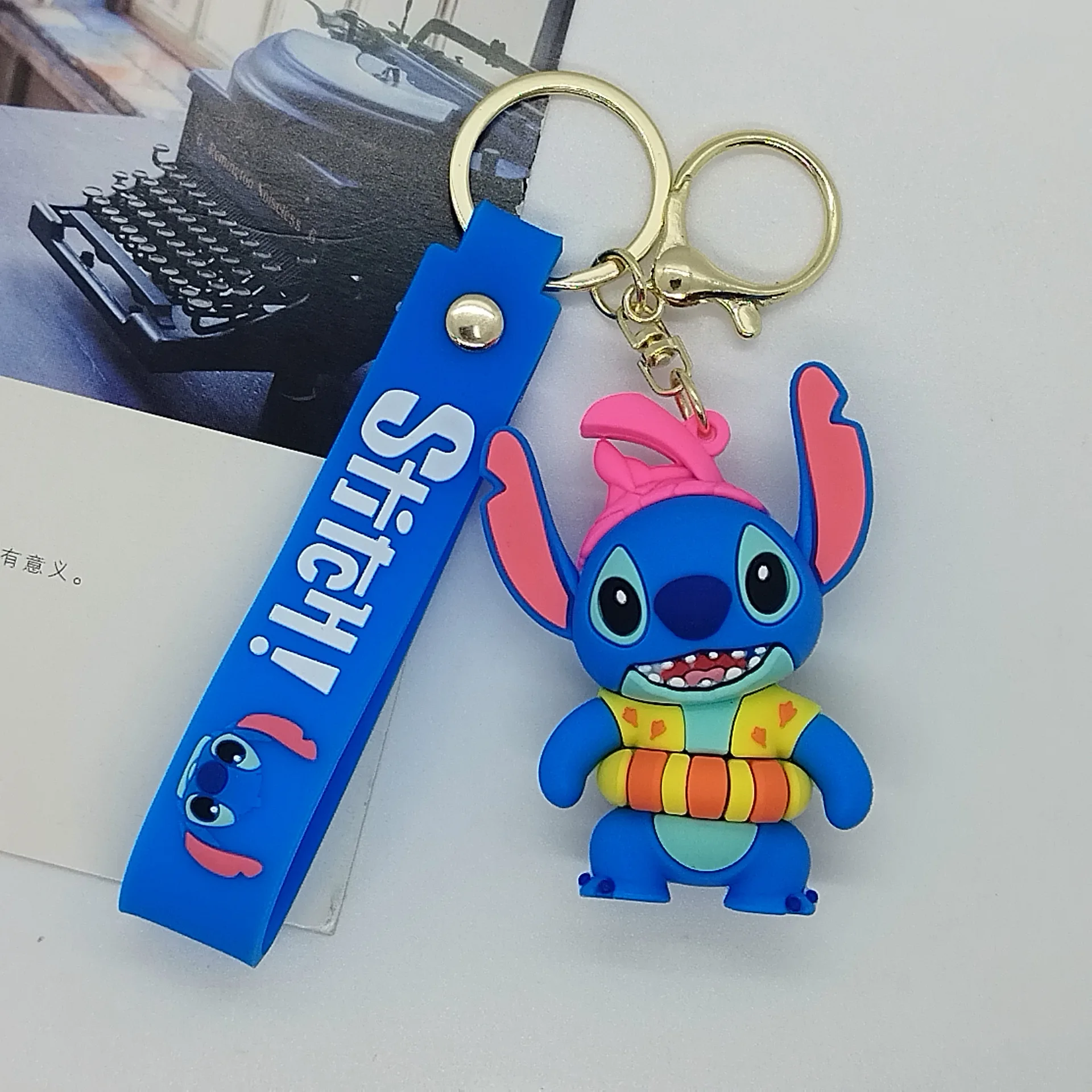 Manufacturer 3D PVC Plastic Kids Cute Cartoon Designer Car Key Chain ...