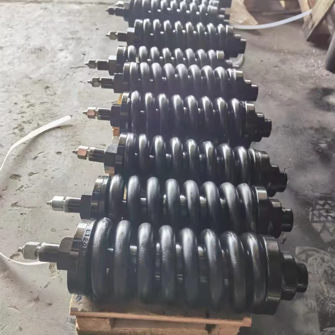 Excavator Recoil Springs Cylinder Assembly Track Cylinder Adjuster ...