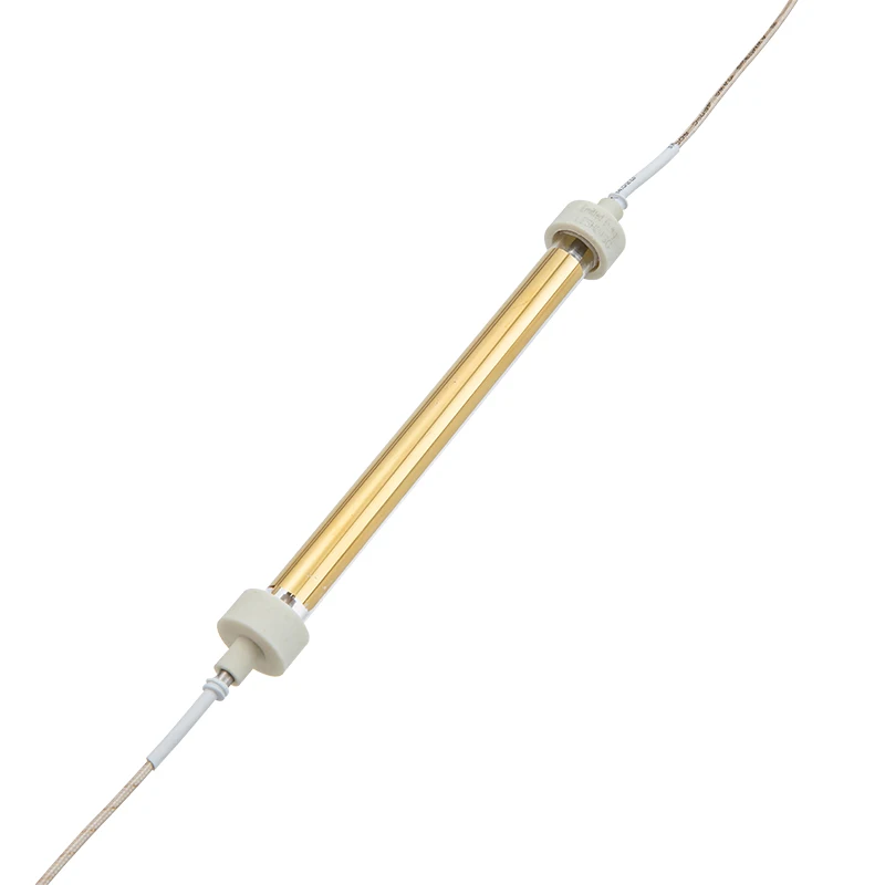 Gold Coating Ir Radiant Emitter Halogen Lamp Quartz Heating Tube ...