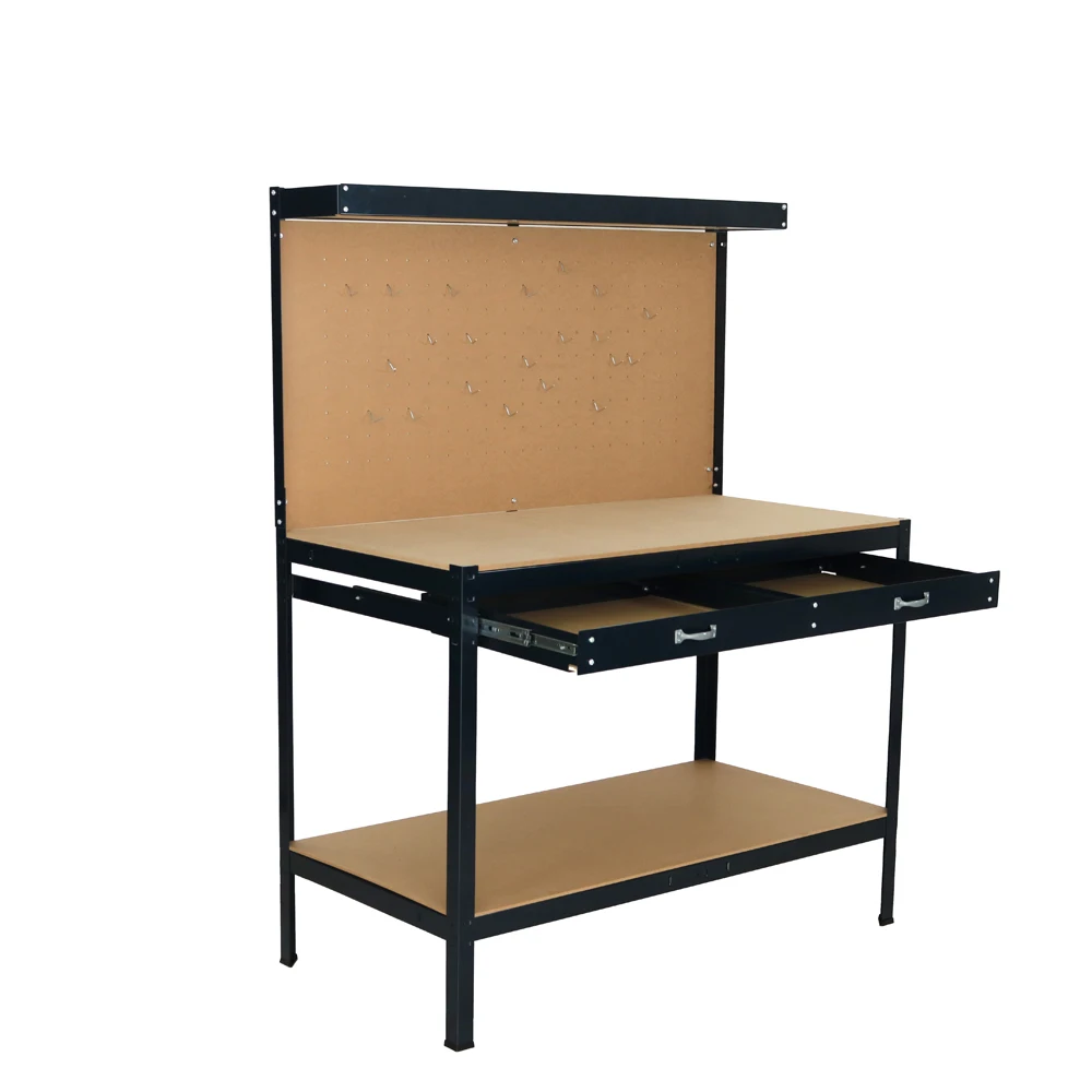 Pegboard Industrial Operating Tool Storage Workbench Garage Stainless ...