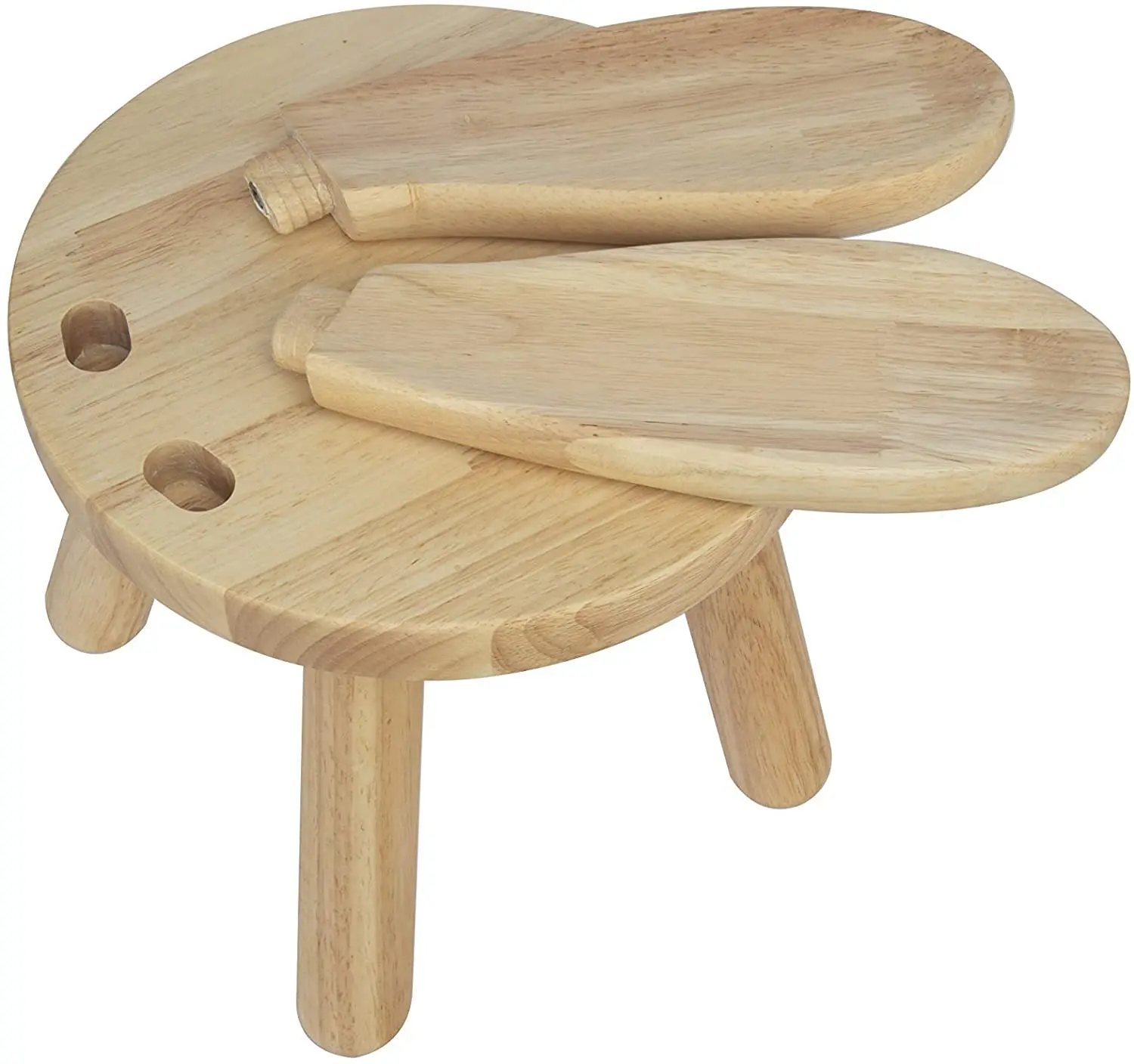 Cute Kids Chair - Rabbit Ear Shaped Hardwood Wooden Chair