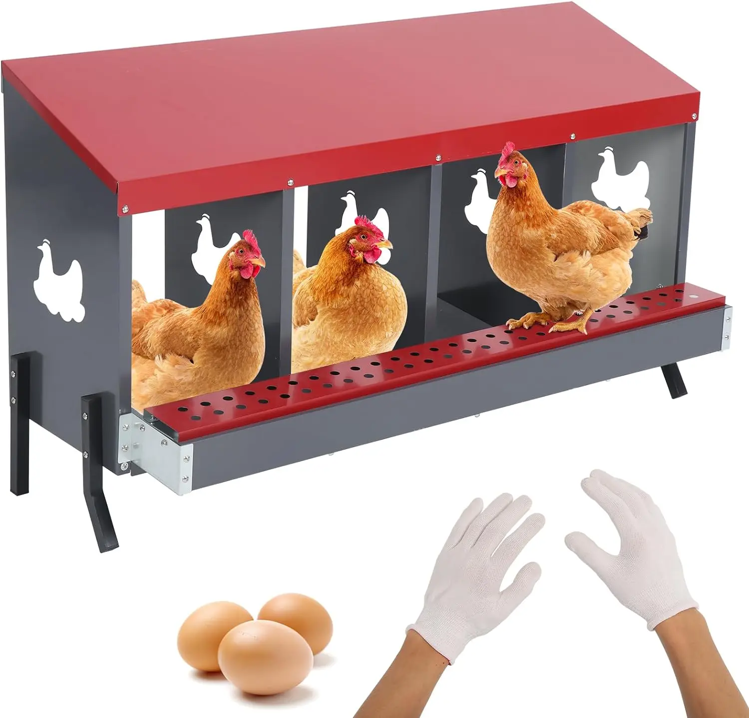 Heavy Duty Rollaway Egg Hen Nesting Boxes Nesting Box for Chicken ...