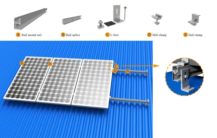 Aluminium Solar End Clamps - Reliable PV Mounting Accessories