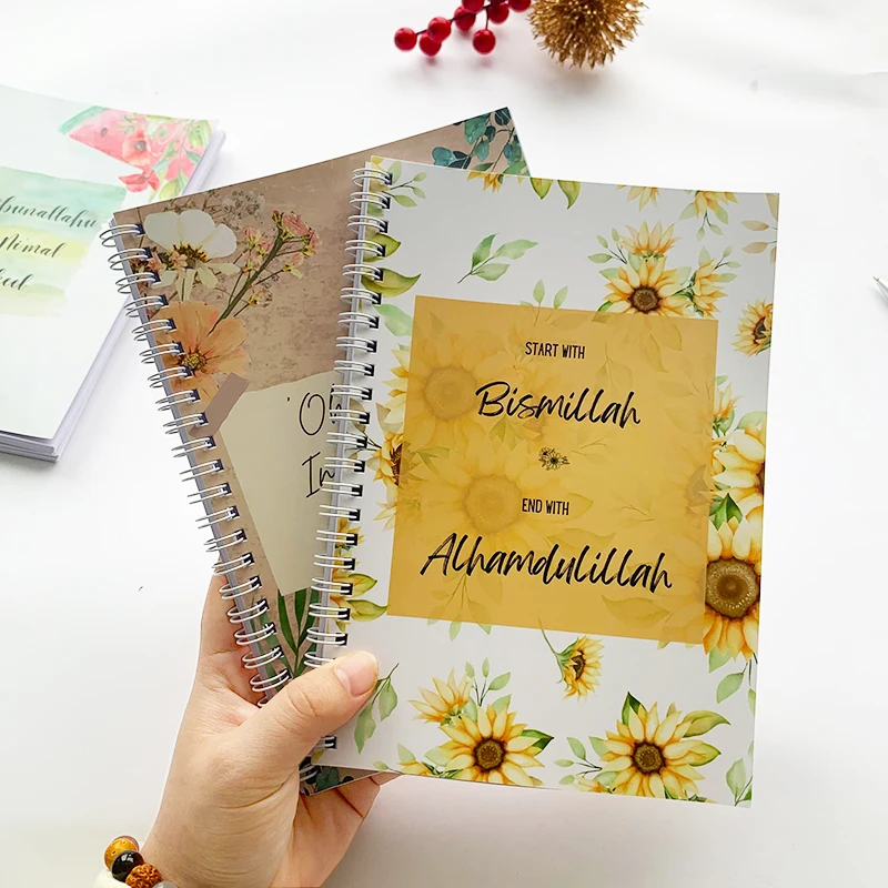 A4 A5 Customizable Stationary CMYK offset Printing Custom Journal White ...