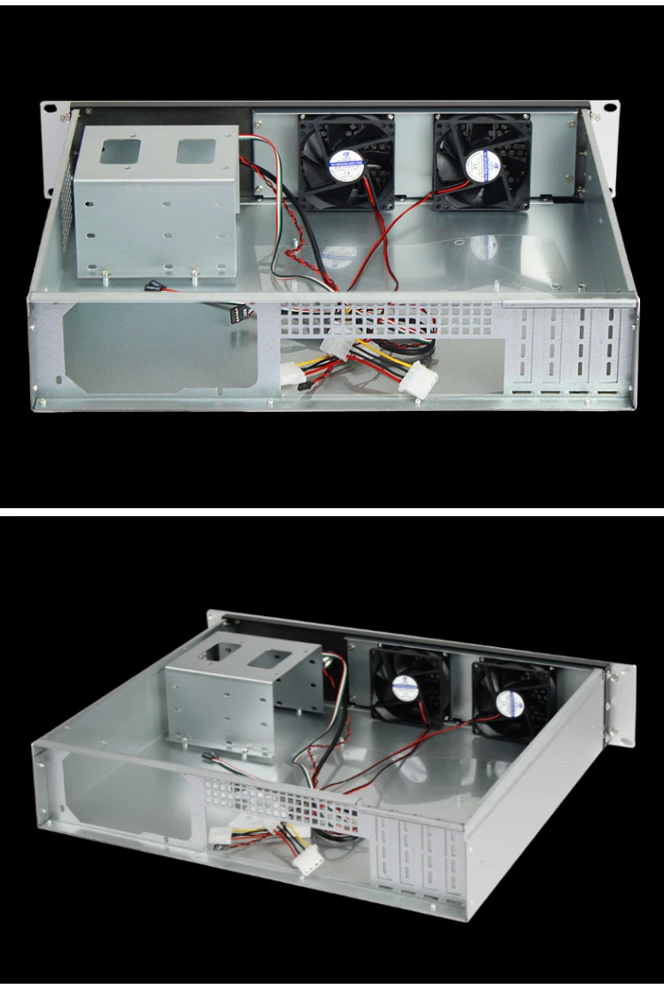 Industrial 2U Rackmount Server Case with ATX Support & HDD Slots