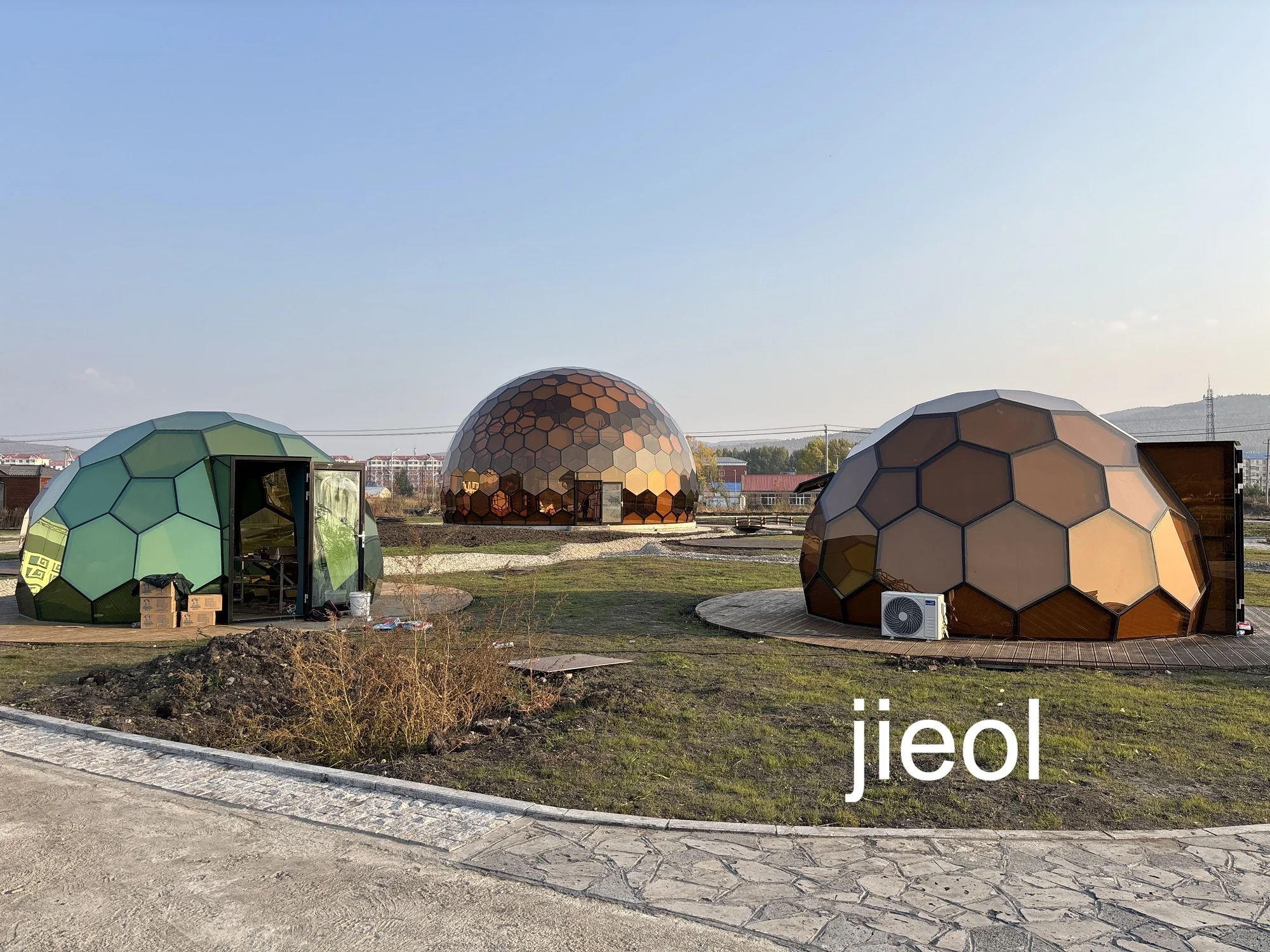 Luxury Glamping with 5M to 7M Hexagon Glass Dome Houses