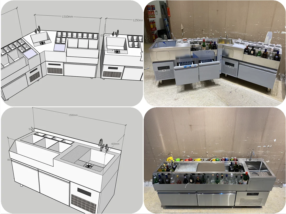 Cafe Restaurant Custom Design Cocktail bar Station for Sale| Alibaba.com