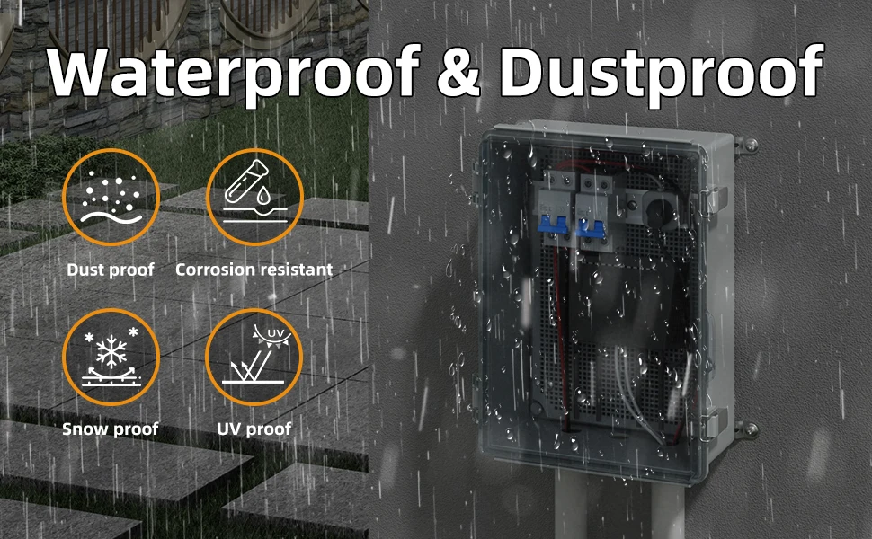 IP67 Plastic Waterproof Electrical Junction Box - Daiertek