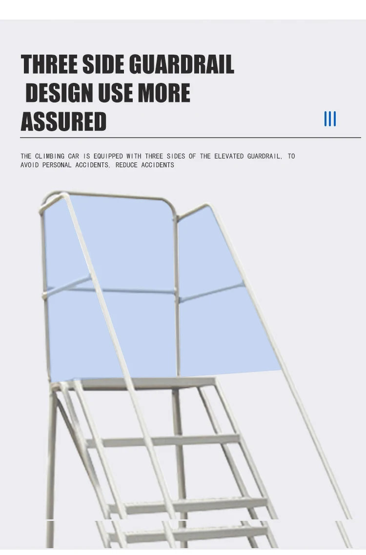 Fenghui Warehouse Self Locked Mobile Ladder Steps Steel Industrial ...