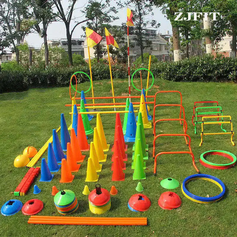 ZJFIT Football Agility Cones - Enhance Training Efficiency